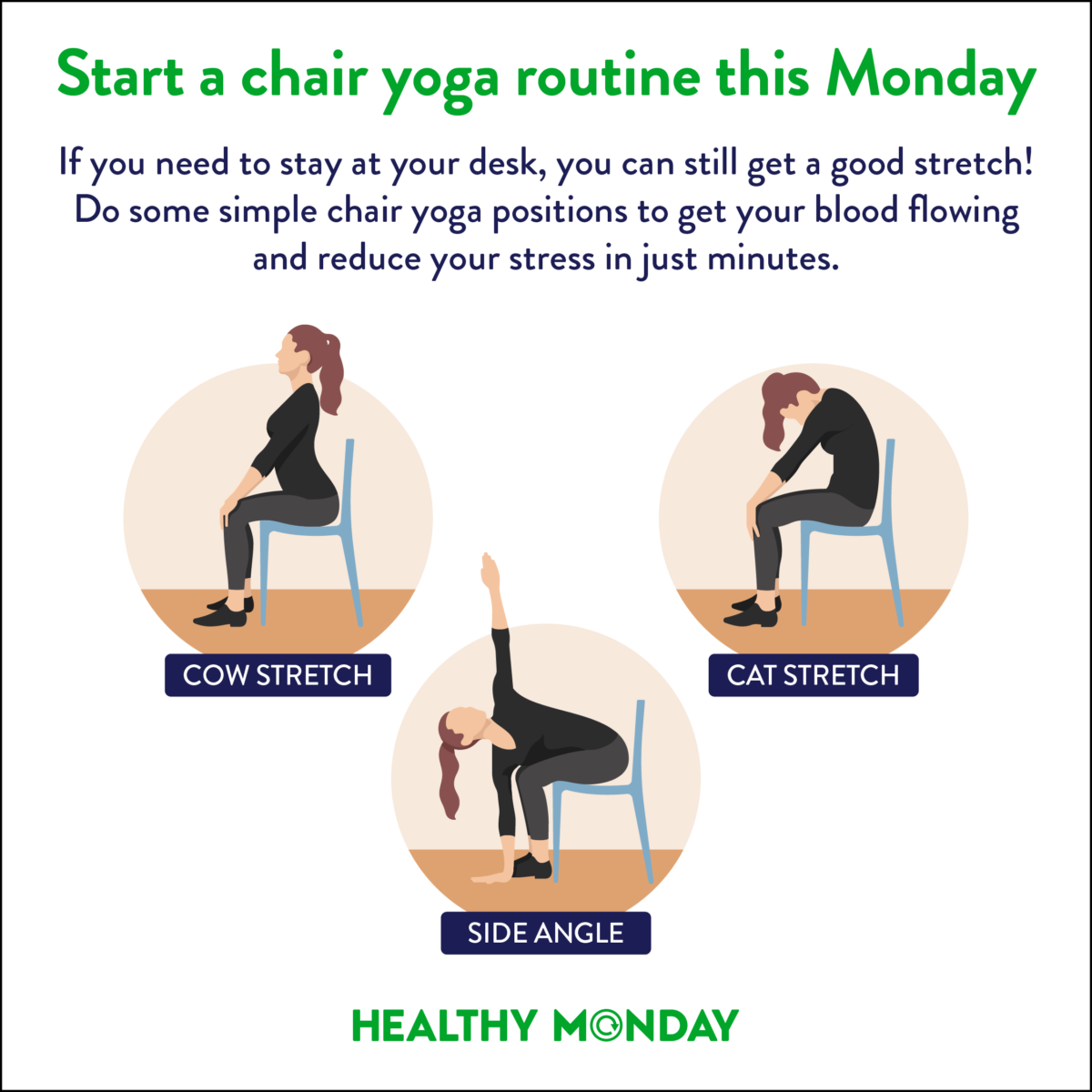 DeStress from Your Desk this Monday with Chair Yoga