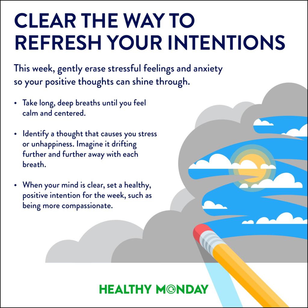 Setting Healthy Intentions for the Week with DeStress Monday